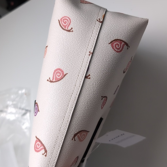 Coach | Bags | Coach Cv269 Small City Tote With Snail Print Silverchalk ...